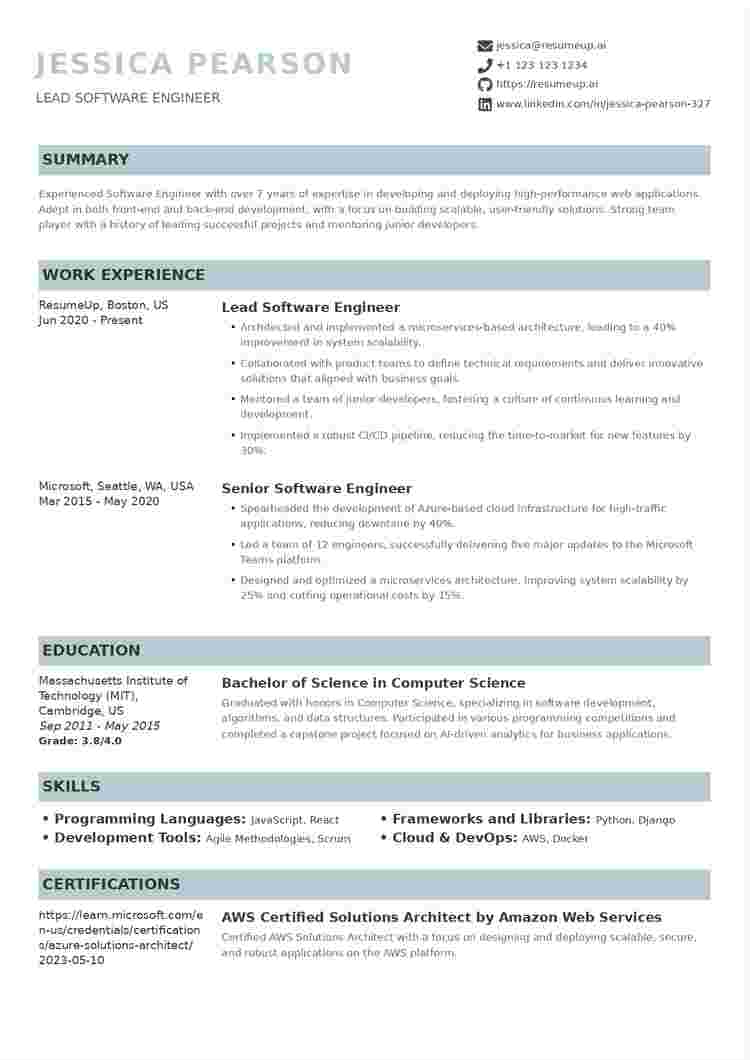 ResumeUp: Free AI Resume Builder & ATS Checker